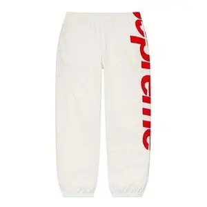 Supreme Spellout Track Pants 'white Red - White/red