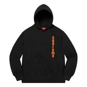 Supreme Invert Hooded Sweatshirt 'black Orange Blue White - Black/orange/blue
