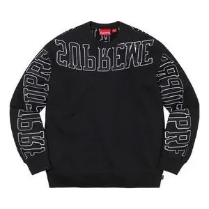 Supreme Multi Arc Crewneck - Black/white