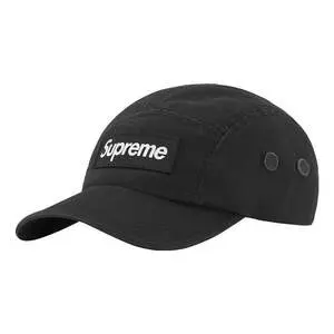 Supreme Military Camp Cap - Black/white