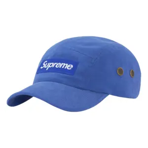Supreme Brushed Cordura Camp Cap 'blue White - Blue/white