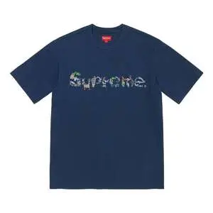 Supreme Ss23 Week12 Animal Kingdom T-shirt - Navy