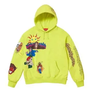 Supreme Sunrise Hooded Sweatshirt 'yellow Multi-color - Yellow/multi-color