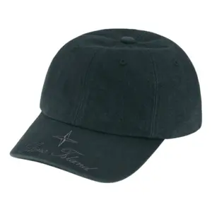 Supreme Stone Island Twill 6-panel Cap - Black