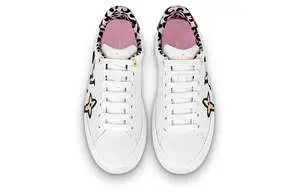 LOUIS VUITTON Time Out Sneakers 'white With Large Side Logo
