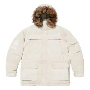Supreme X The North Face Suede 600-fill Down Parka Jacket - Beige