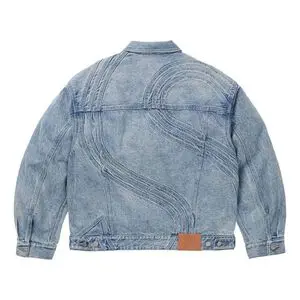 Supreme S Logo Denim Trucker Jacket