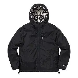 Supreme Celtic Knot Reversible Windstopper Fleece Hooded Jacket 'white Black