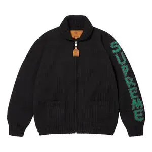 Supreme Camacho Cowichan Sweater 'black Green - Black/green