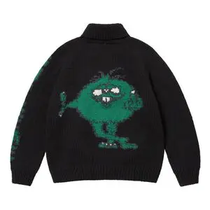 Supreme Camacho Cowichan Sweater 'black Green