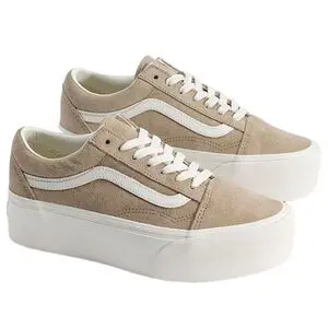 VANS Old Skool Platform Sneakers - Incense/white