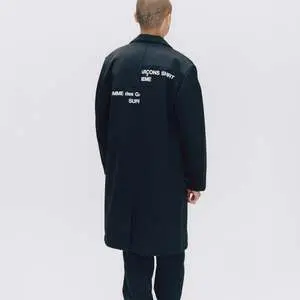 Supreme Fw18 X Comme Des Garcons Shirt Wool Overcoat