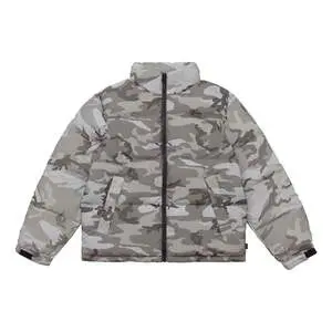Supreme Fw18 Reflective Camo Snow Jacket - Grey