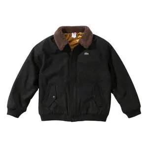 Supreme Lacoste Wool Bomber Jacket - Black