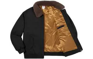 Supreme Lacoste Wool Bomber Jacket - Black