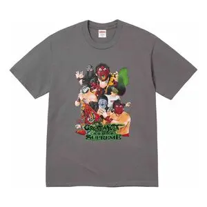 Supreme Great Muta Charcoal T-shirt - Grey