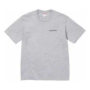 Supreme Nyc Logo T-shirt 'grey Black - Grey/black