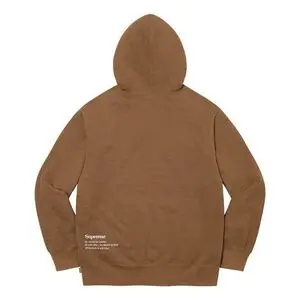 Supreme Collage Grid Hooded Sweatshirt 'brown Blue