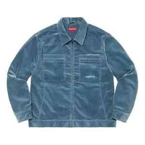 Supreme Corduroy Zip Jacket - Teal