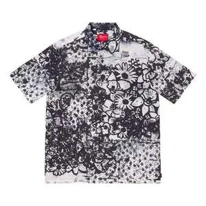 Supreme X Christopher Wool S/s Shirt 'white Black - White/black