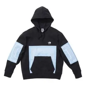Supreme X The North Face Bandana Hooded Sweatshirt - Black/teal