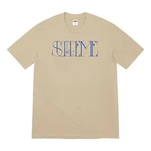 Supreme Winter T-shirt 'tan Blue - Tan/blue