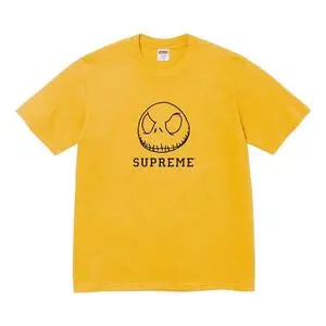 Supreme Skeleton T-shirt 'yellow Black - Yellow/black