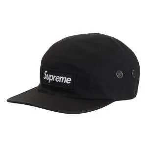 Supreme Military Camp Hat Ss24 - Black