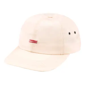 Supreme Enamel Logo 6-panel Cap - White