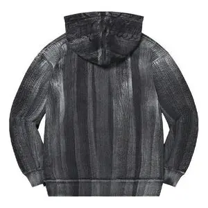 Supreme Brush Stroke Hooded Sweatshirt - Black/white