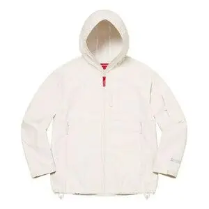Supreme Full Zip Facemask Jacket - White