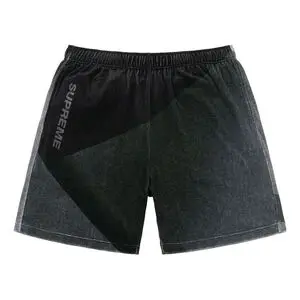 Supreme Geo Velour Shorts - Black