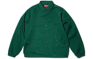Supreme X Antihero Snap Front Twill Jacket 'green Red - Green/red