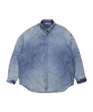 Acne Studios Button-down Denim Shirt - Medium Blue