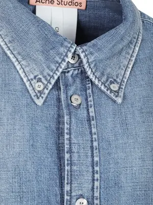 Acne Studios Button-down Denim Shirt - Mid-blue