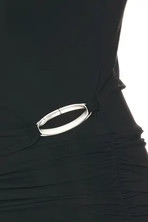 HAELO Asymmetric Cowl Mini Dress