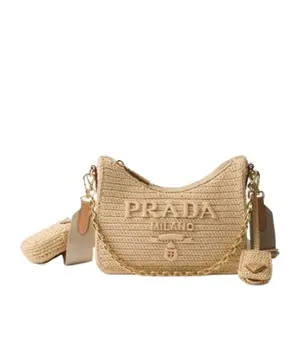 Prada Re-edition 2005 Crochet Shoulder Bag