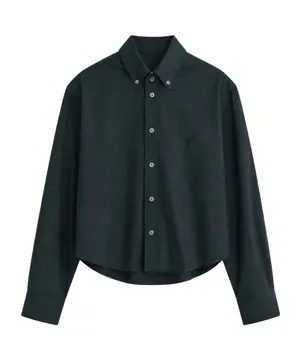 AMI Paris Long-sleeved Shirt - Dark Green