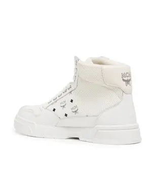Mcm Logo High-top Sneakers