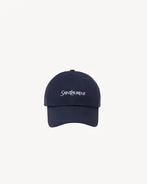 Saint Laurent Cotton Gabardine Cap