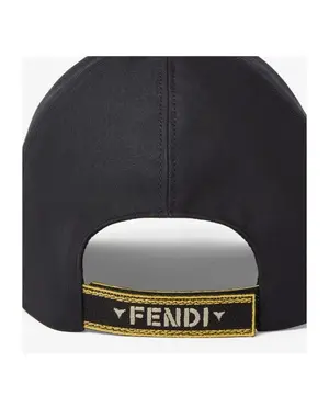 Fendi Baseball Cap In Cotton