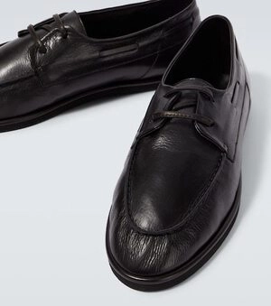 Auralee Leather Derby Shoes