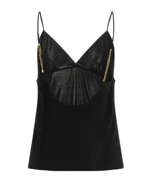 Saint Laurent Sleeveless V-neck Top