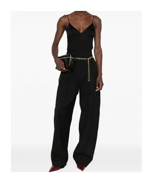 Saint Laurent Sleeveless V-neck Top
