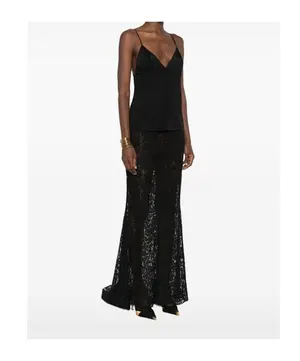 Saint Laurent Sleeveless V-neck Top