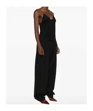 Saint Laurent Sleeveless V-neck Top