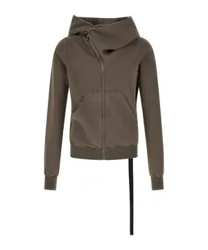 Rick Owens Long-sleeved Hoodie - Brown