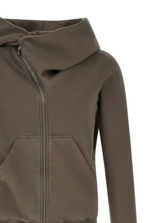 Rick Owens Long-sleeved Hoodie With Zipper