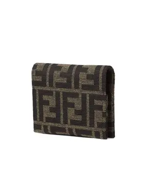 Fendi Ff Jacquard Card Case