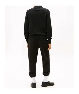Tommy Hilfiger Embroidered Logo Zip-up Jumper - Black
